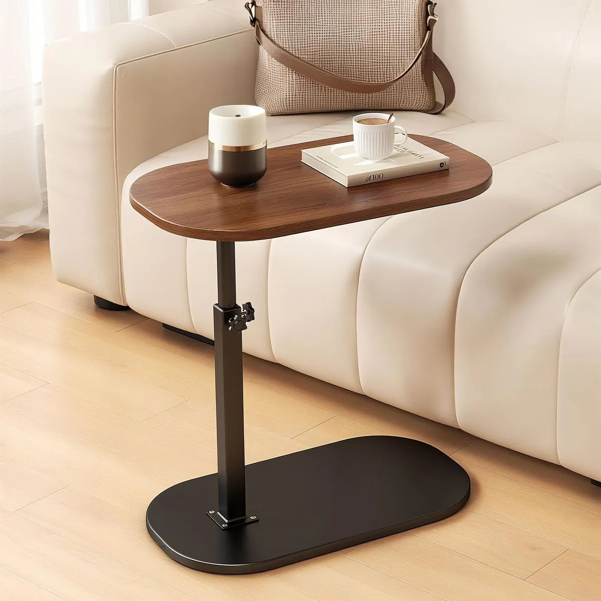 Height Adjustable C-Shaped Side Table – Decoronix